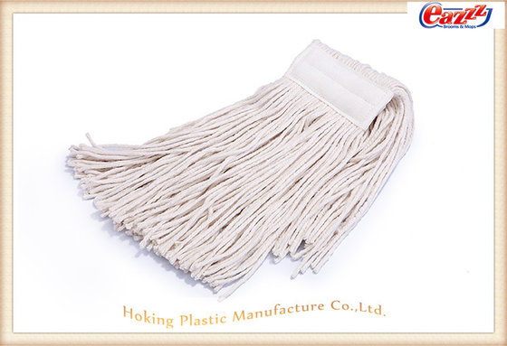 480g Cut End Wet Mop Head Cotton , Floor Dust Mop Replacement Head