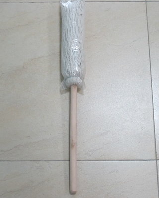 48" Handle Rayon Yacht Wood Handle Cotton String Mop for Floor Dust