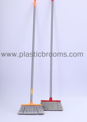 Stiff PVC Fiber Environmental Plastic Brooms For Indoor And Outdoor