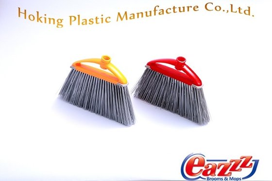 X - Large Deluxe Angle Plastic Brooms PVC Coated Wodden Handle Home Cleaning