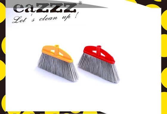 Wooden Or Metal Handle Upright Plastic Brooms With PVC Coated