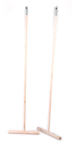 Natural Wooden handle Mop Clip1300 * 25mm with Round Hook