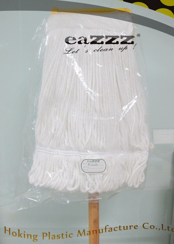 OEM / ODM Natural Color Cotton Wet Floor Mops Dust Mop Heads