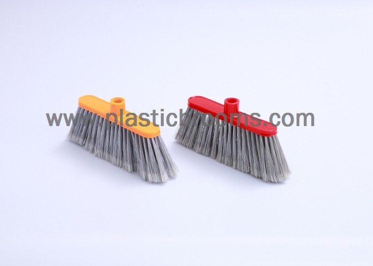 Stiff PVC Fiber Environmental Plastic Brooms For Indoor And Outdoor