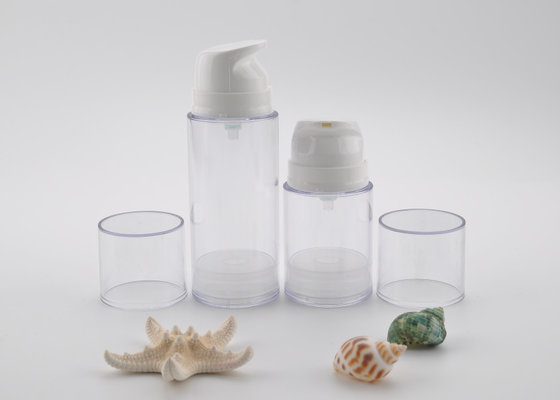 人のスキン ケアの包装のための30ml 50ml 100mlの黒く空気のない化粧品のびん
