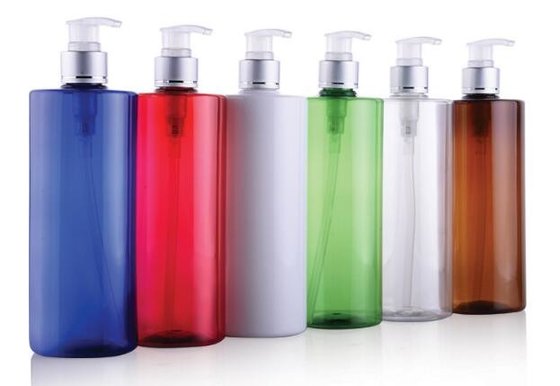 500ml Flat Shoulder Plastic Shampoo Bottles Leak Proof With Lotion Pump