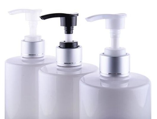 500ml Flat Shoulder Plastic Shampoo Bottles Leak Proof With Lotion Pump