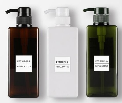 シャンプーおよびコンディショナーのための280ml 450ml 650mlの装飾的なびんは上をポンプでくみます
