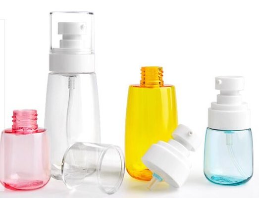 Flat Small Trigger Spray Bottles Custom Pump Spray Bottle With Clear Cap