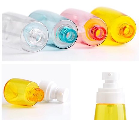 Flat Small Trigger Spray Bottles Custom Pump Spray Bottle With Clear Cap