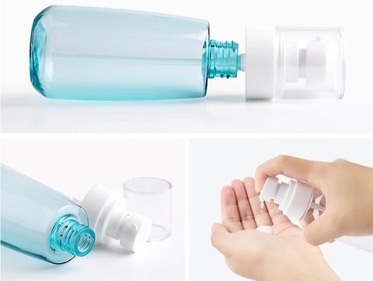 Flat Small Trigger Spray Bottles Custom Pump Spray Bottle With Clear Cap