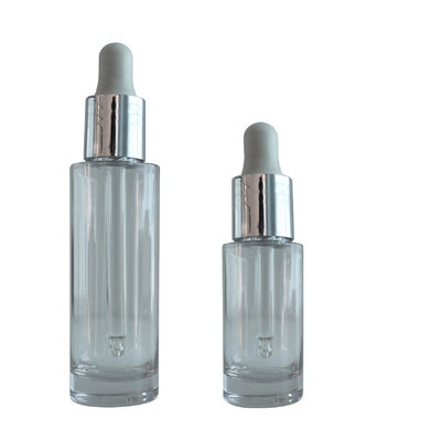 Transparent  PETG Cosmetic Dropper Bottles Customized With High Thickness Bottom