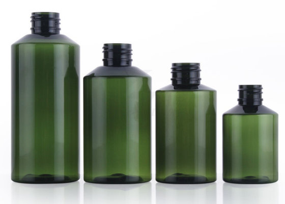 深緑色のプラスチック化粧品のスプレーのびん、注文の化粧品の容器150ml 200ml