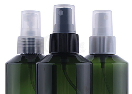 深緑色のプラスチック化粧品のスプレーのびん、注文の化粧品の容器150ml 200ml