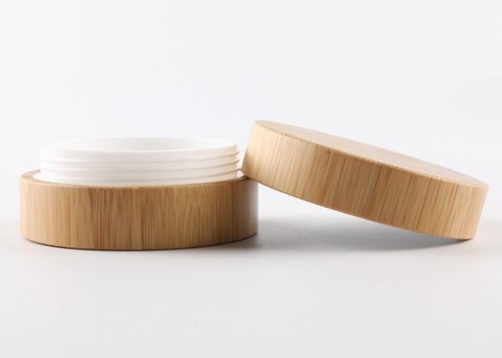 タケ化粧品のクリーム色の瓶の環境友好的な再生利用できる空のSkincareのびん30g 50g