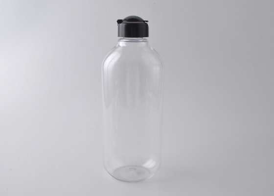 明確なプラスチック シャンプーのびんの100%のバージン ペット樹脂400mlのサイズ フリップ帽子のシーリング タイプ