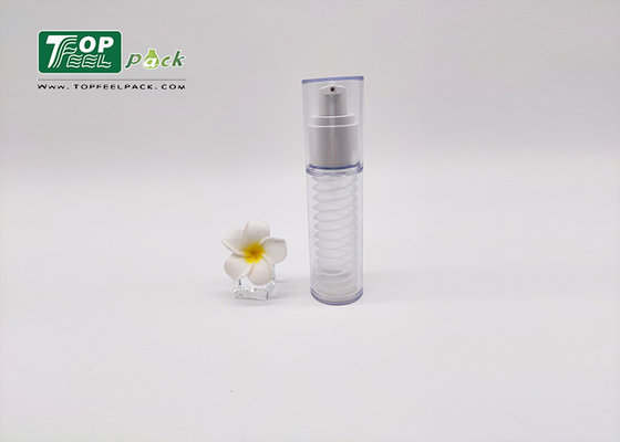 BLotion空気のないポンプはローションのSkincareの含んでいることのための螺線形の内部PPをびん詰めにします