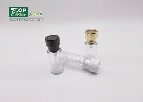 1つのOzの化粧品の空気のないポンプはスナップ式の空の容器PETG材料をびん詰めにします