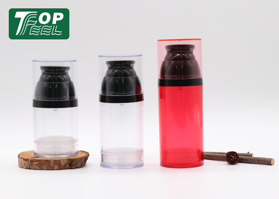 空のプラスチック空気のないポンプは化粧品ディスペンサー100ml 50ml容量をびん詰めにします
