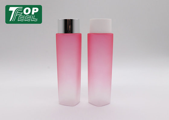 無光沢のピンクの勾配のプラスチック化粧品のスプレーのびんPPペット物質的で明確な色