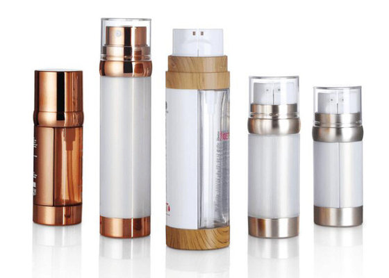 20ml 30ml PETGの目の本質のための二重部屋のローションのびん