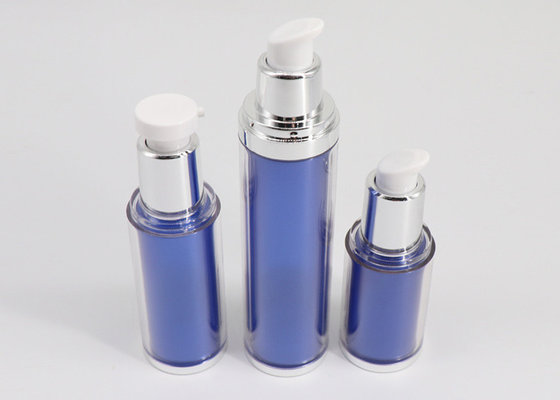30ml 50mlのプラスチック圧搾の二重壁空気のないポンプびん