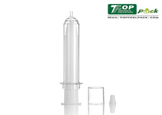 二重壁10ml 20mlの空気のない化粧品のスポイトのびん