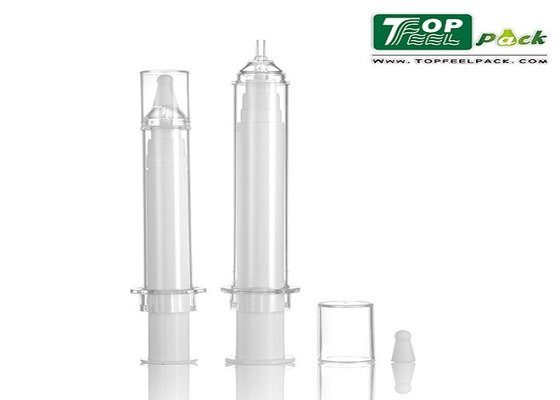 二重壁10ml 20mlの空気のない化粧品のスポイトのびん