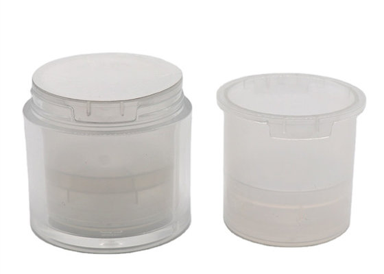 リサイクルされた50ml LDPEピストンPCRのプラスチック ローションのクリームの瓶