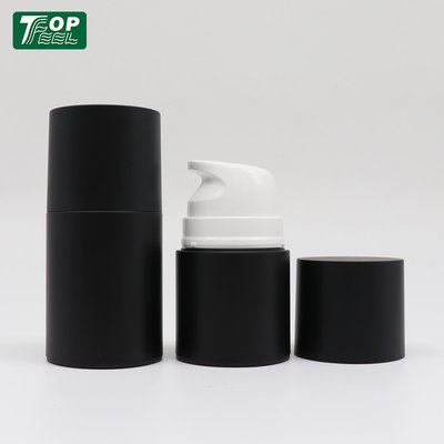 空のプラスチック50ml 100mlシリンダー液体の空気のないポンプびん