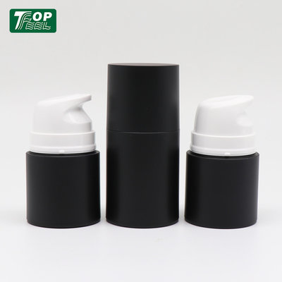 空のプラスチック50ml 100mlシリンダー液体の空気のないポンプびん