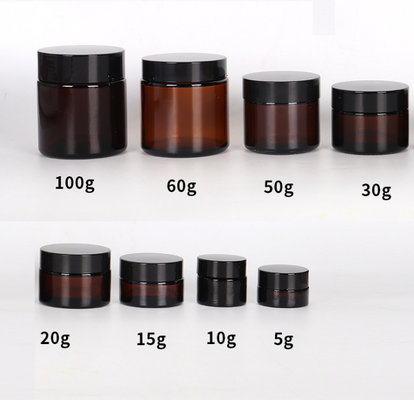 50ml 60ml 100mlのふたが付いている空の表面クリームの瓶