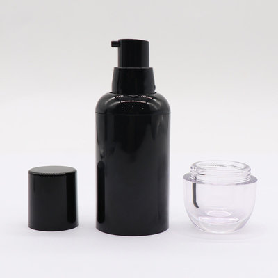 30ml 6g PETGのポンプを搭載するプラスチック空気のないローションのびん