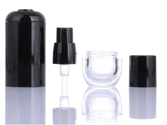 30ml 6g PETGのポンプを搭載するプラスチック空気のないローションのびん