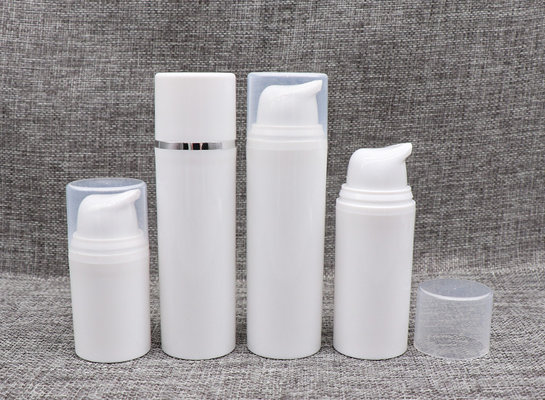 熱い押すPP 15ml 50ml簡単で空気のないポンプびん