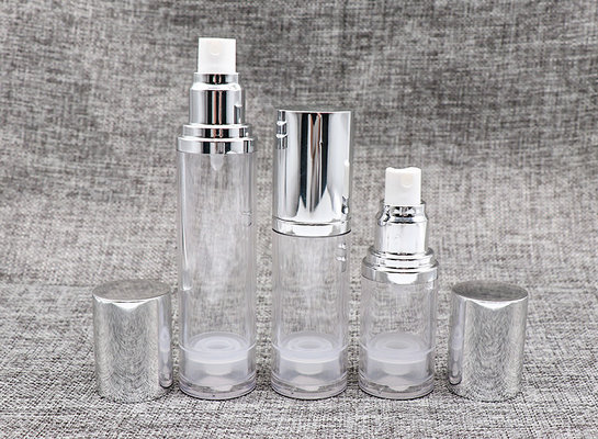 アルミニウム ポンプを搭載するPP 15ml 50ml Lairlessディスペンサーのびん