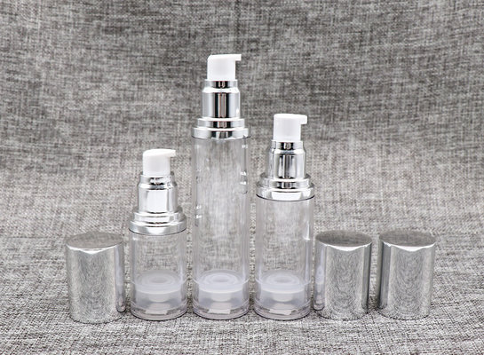 アルミニウム ポンプを搭載するPP 15ml 50ml Lairlessディスペンサーのびん