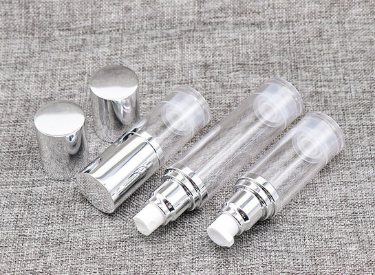 アルミニウム ポンプを搭載するPP 15ml 50ml Lairlessディスペンサーのびん