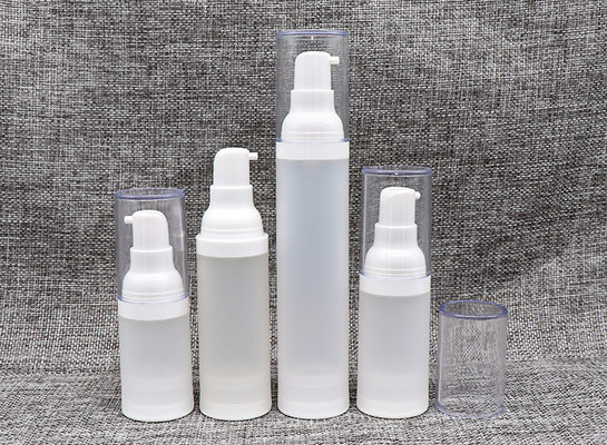 15ml 30ml 50mlはBBのクリームのための無光沢PPの空気のないびんをリサイクルした