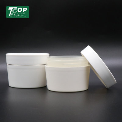 リサイクルされる120ml PCRのプラスチック化粧品のクリーム色の瓶100%をめっきする