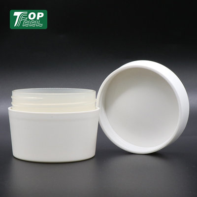 リサイクルされる120ml PCRのプラスチック化粧品のクリーム色の瓶100%をめっきする