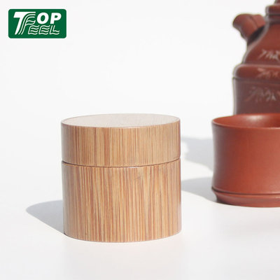 PP Inner Mini 5g 10g Bamboo Cosmetic Cream Jar Hot Stamping
