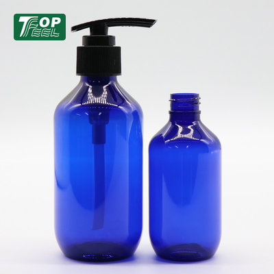 こはく色のボストン円形ペット シャンプーのための空のプラスチック ローション ポンプびん200 300ml 500ml
