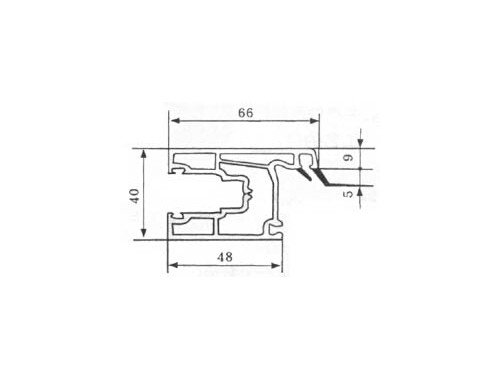 Curtain Wall / Balcony Soft and Hard Co-extrusion Profile custom plastic extrusion