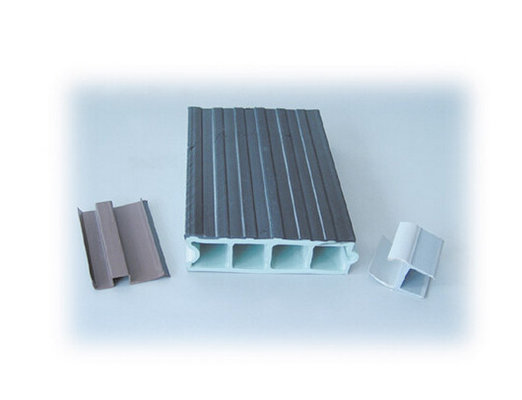 Curtain Wall / Balcony Soft and Hard Co-extrusion Profile custom plastic extrusion