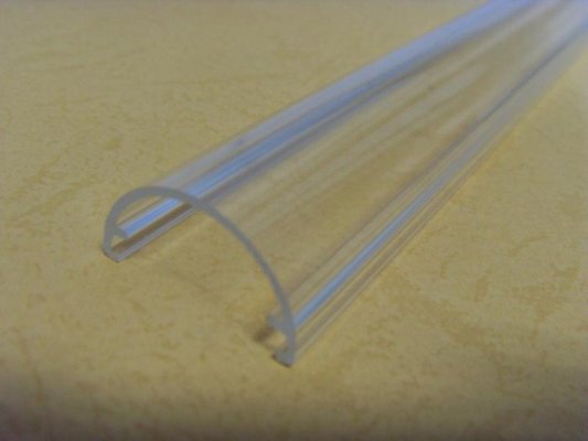 frosted PC cover Durable extrusion PMMA profile LED lampshade , 600mm / 900mm length