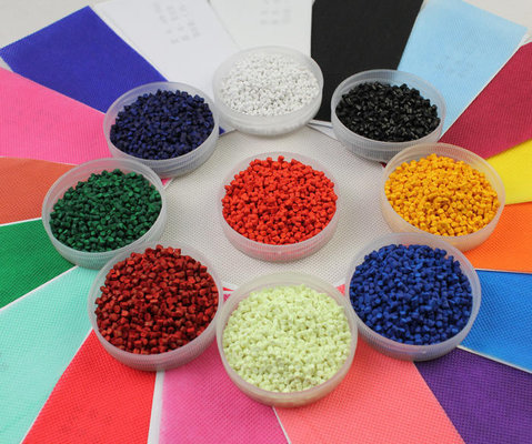 Good dispersion rate polyethylene color master batch , black plastic masterbatch