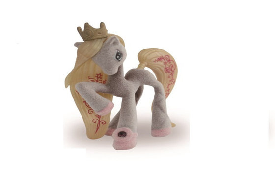 la figurina d'affollamento di plastica del cavallo 8cm/di 6cm gioca amabile unico per il regalo di Natale dei bambini