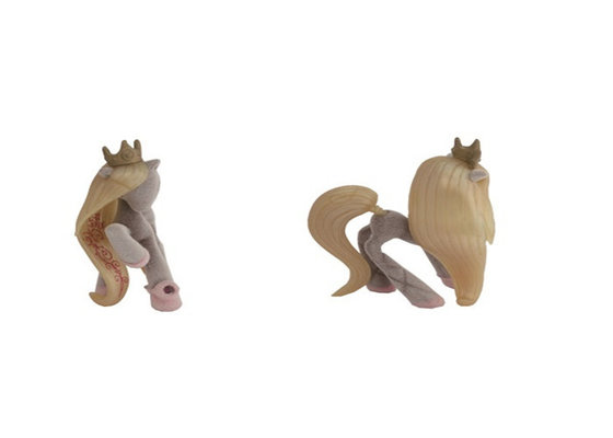 la figurina d'affollamento di plastica del cavallo 8cm/di 6cm gioca amabile unico per il regalo di Natale dei bambini