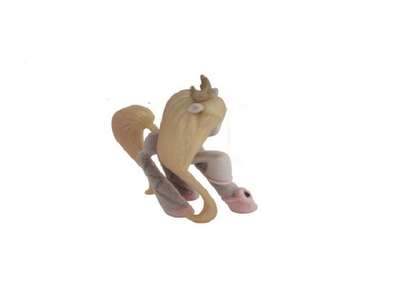 la figurina d'affollamento di plastica del cavallo 8cm/di 6cm gioca amabile unico per il regalo di Natale dei bambini